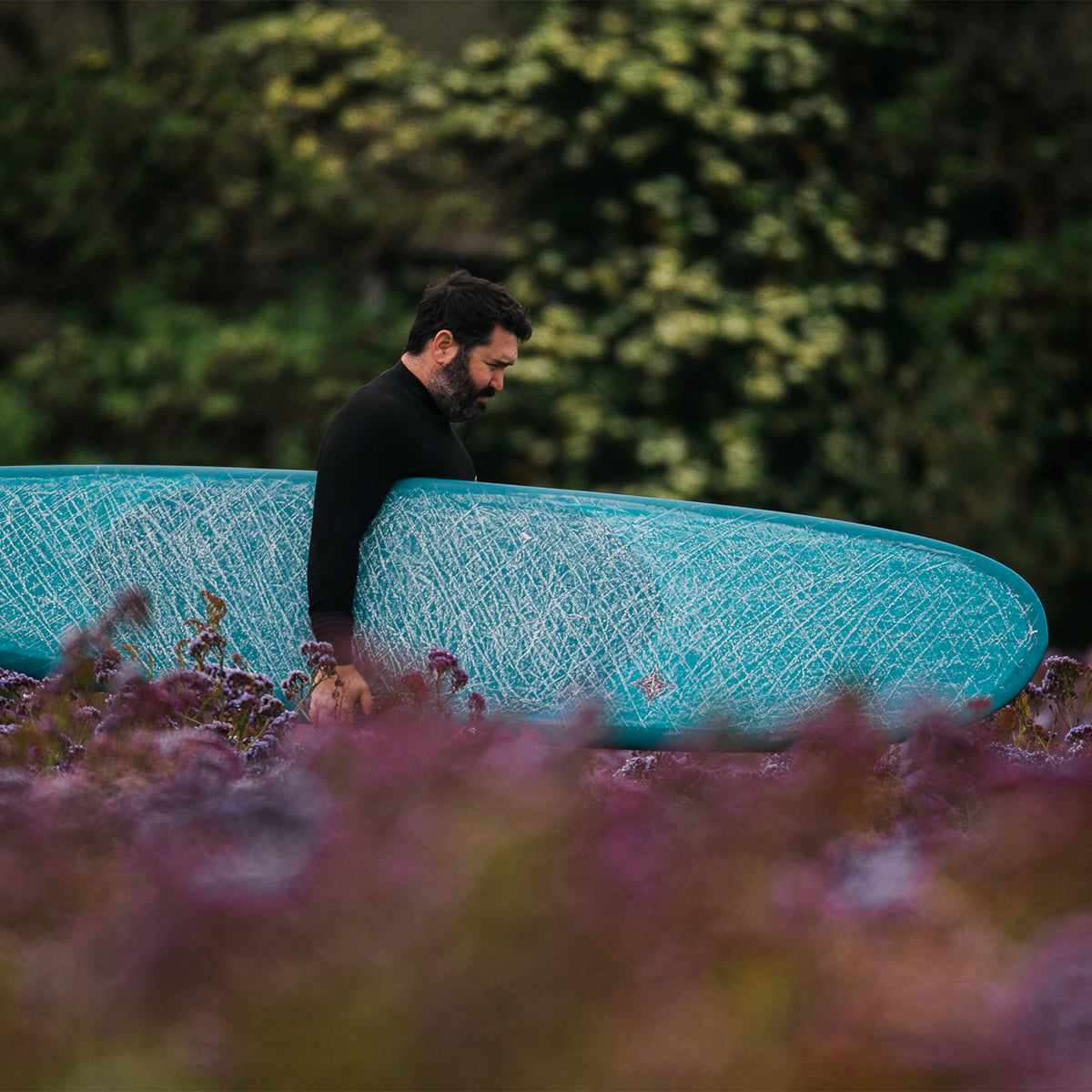 Wayne Rich x Surftech - The Checkmate Surfboard Longboard in NFT