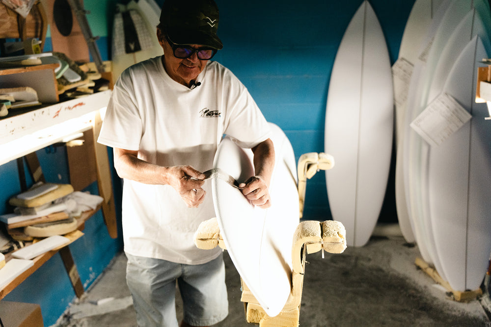 Timmy Patterson x Surftech - Blue Fin Midlength in Fusion-HD Surfboard